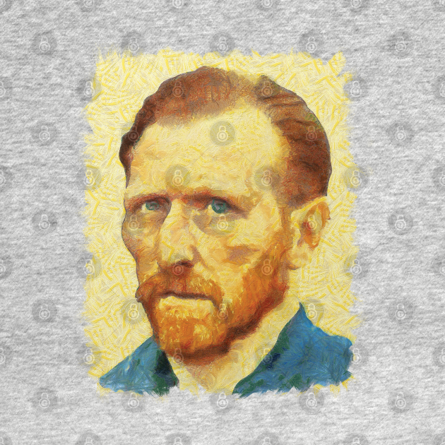 Van Gogh Portrait - Vincent Van Gogh - T-Shirt | TeePublic